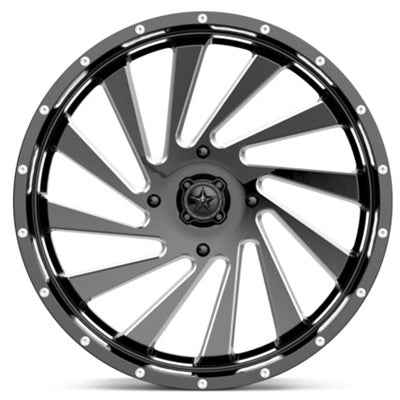 MSA Blade Wheels - Gloss Black & Milled – KG Powersport Stuff