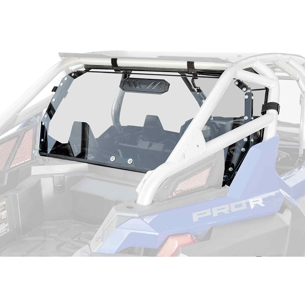 SuperATV Polaris RZR PRO R Rear Windshields - Vented